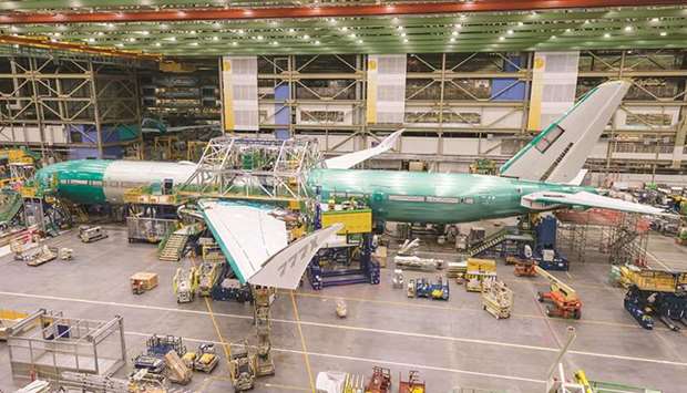 First Boeing 777X test plane comes together - Gulf Times