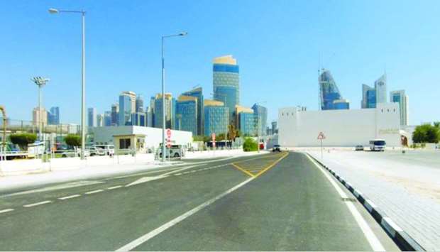Roads leading to some sports and service facilities in Doha completed ...