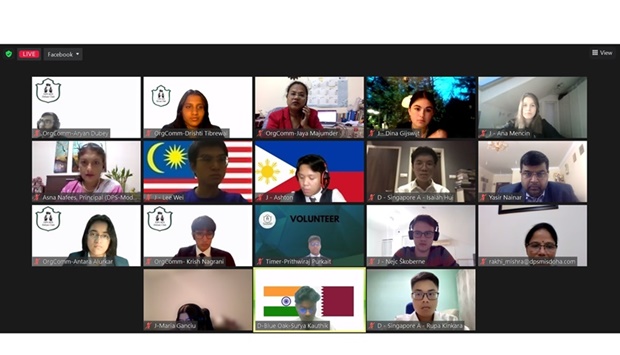 DPS-MIS hosts online international debate competition - Gulf Times