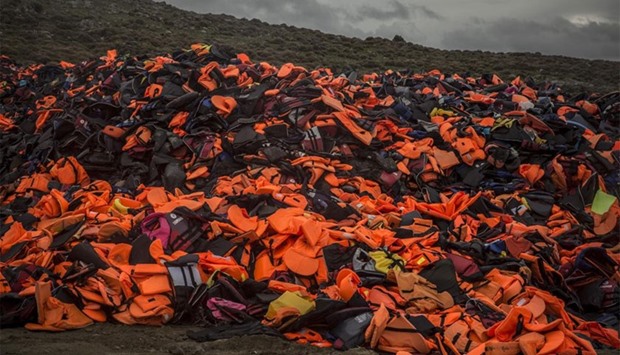 Turkey seizes over 2,500 unsafe life vests destined for refugees - Gulf ...