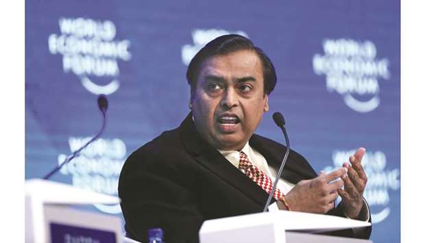 Ambani unveils online store in challenge to Amazon in India - Gulf Times