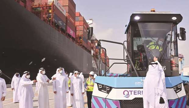 PM inaugurates Hamad Port's Container Terminal 2, Health Centre - Gulf ...