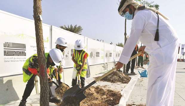 ‘Qatar Beautification and Our Kids Planting Trees’ campaign reaches ...