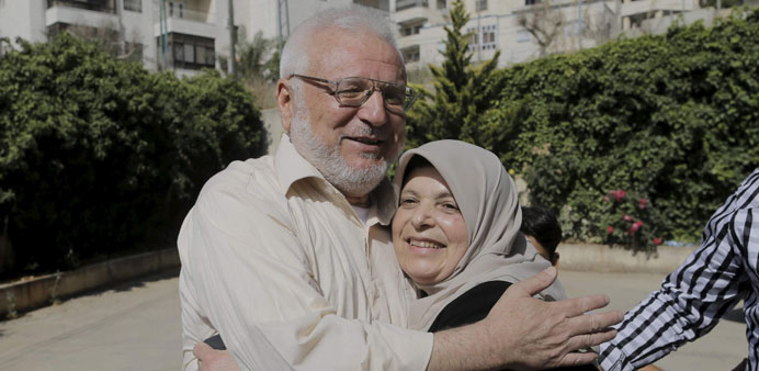 Israel frees Palestinian parliament speaker after year in prison - Gulf ...