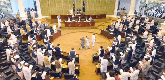 Provincial assembly members take oath - Gulf Times