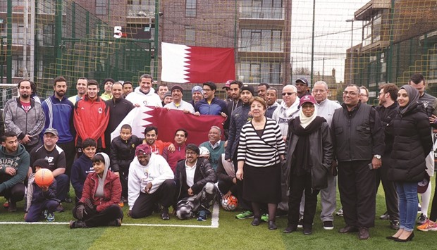 Qatar’s UK embassy employees signal their commitment to fitness - Gulf ...