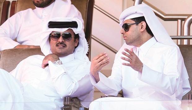 Emir attends part of Qatar Total Open - Gulf Times