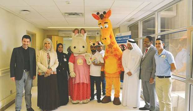 QFC staff visit children’s ward at Hamad Hospital - Gulf Times