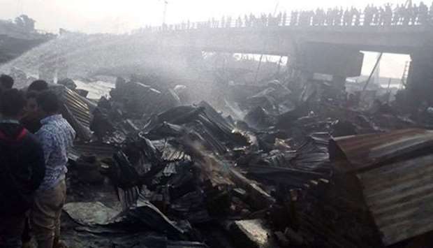 Fire sweeps through Bangladesh slum, killing nine - Gulf Times
