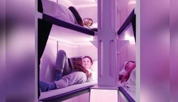 Air New Zealand unveils economy class sleep pods - Gulf Times