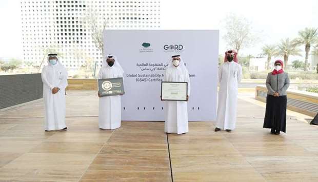 Qatar Foundation HQ awarded GSAS gold certificate - Gulf Times