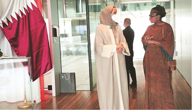 First lady of Namibia visits Qatar Foundation - Gulf Times