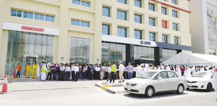 Civil Defence conducts mock drill at Ooredoo building - Gulf Times