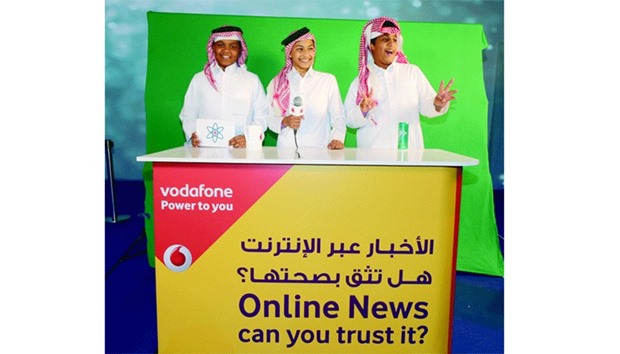 Vodafone organises digital safety activity for students - Gulf Times