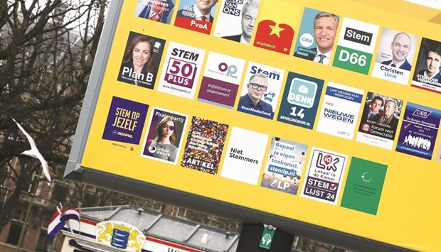 Final play for votes on the eve of Dutch election - Gulf Times