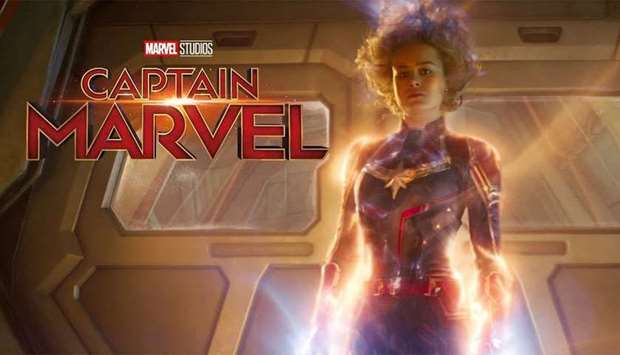 'Captain Marvel' soars to $153 million launch - Gulf Times