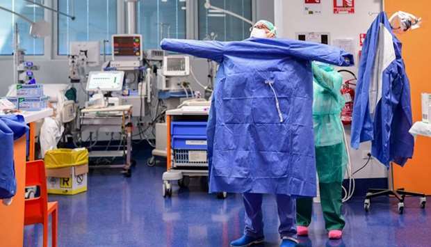 Gasping for air in Brescia, Italy's new virus epicentre - Gulf Times