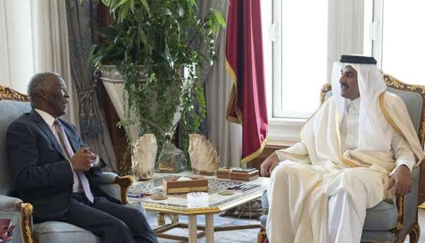 Amir meets African Union official - Gulf Times