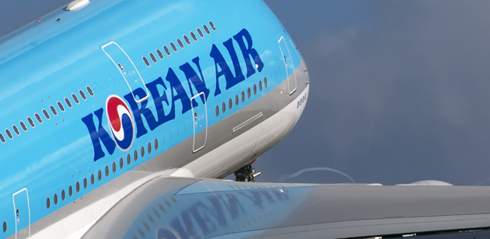 Flight attendant sues Korean Air over 'nut rage' incident - Gulf Times