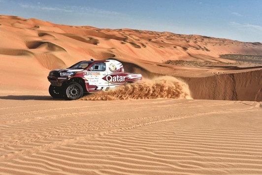 Al-Attiyah builds again on desert challenge lead - Gulf Times