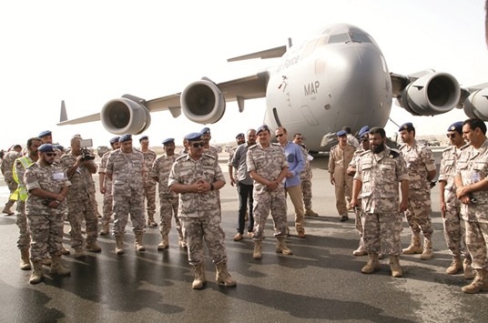 Qatari Air Forces hold ‘stricken plane’ drill - Gulf Times