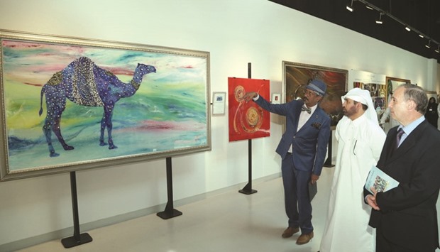 ‘Glittering’ works of art take centre stage at Katara gallery - Gulf Times