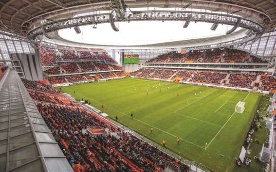 Russia’s inside-out arena ‘doesn’t sway in wind’ - Gulf Times