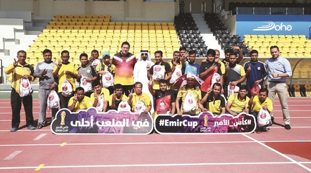 QFA visits Emir Cup stadiums to celebrate International Workers’ Day ...