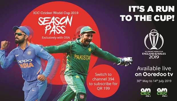 Ooredoo offers ICC Cricket World Cup season pass - Gulf Times