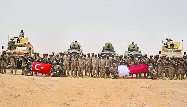 Amiri Frontier Guards hold joint excerise with Turkish forces - Gulf Times