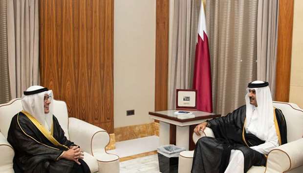 Amir gets message from Kuwaiti leader - Gulf Times