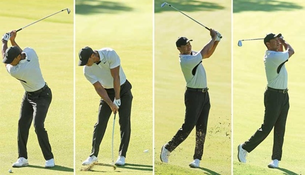 Tiger Woods Swing Finish