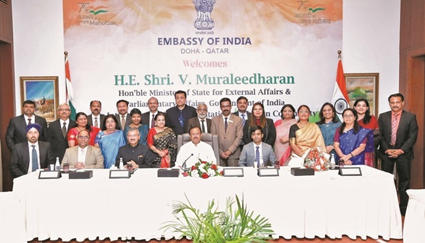 Indian schools principals meet visiting minister - Gulf Times