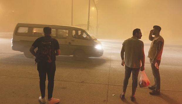 Thousands sick as severe sandstorm sweeps across Iraq - Gulf Times