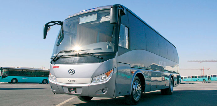 Mowasalat flags off bus built in-house by KSU - Gulf Times