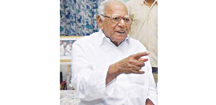 Ex-Supreme Court judge Krishna Iyer turns 99 - Gulf Times
