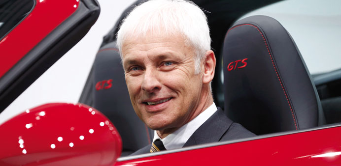 Porsche chief Mueller said to be front-runner for VW’s CEO job - Gulf Times