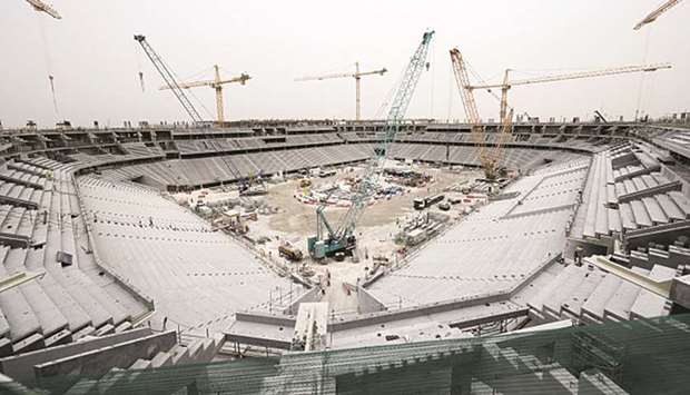 Construction of Education City Stadium on track - Gulf Times