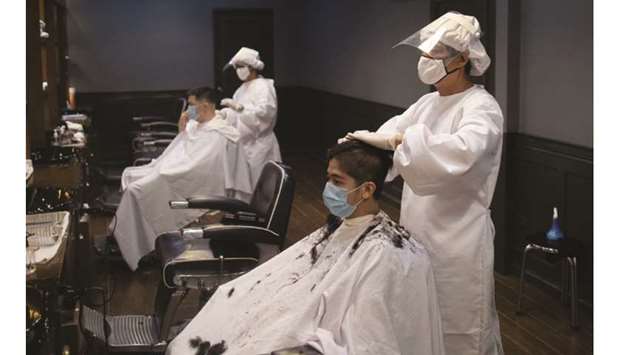 Business sluggish for reopened salons, barbershops - Gulf Times