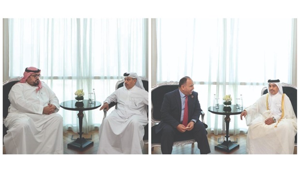 Al-Kuwari meets Saudi, Egyptian counterparts - Gulf Times