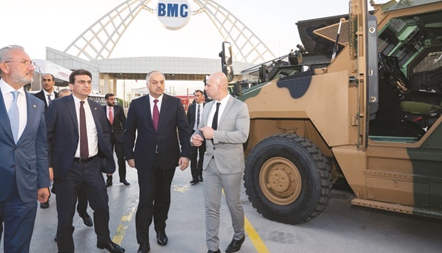 Defence minister visits BMC factory in Turkey - Gulf Times