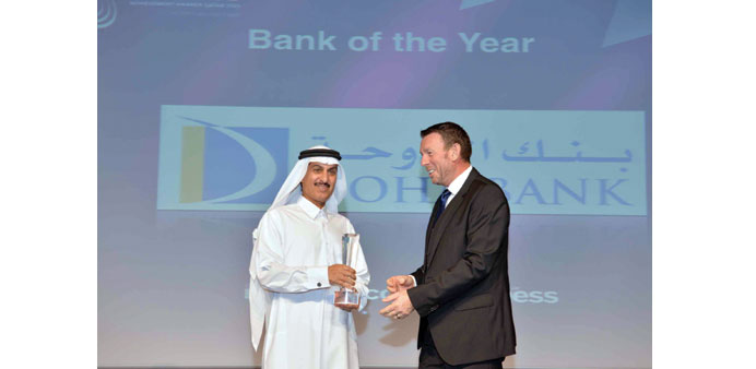 Doha Bank receives ‘Bank of Year’ honour from Arabian Business - Gulf Times