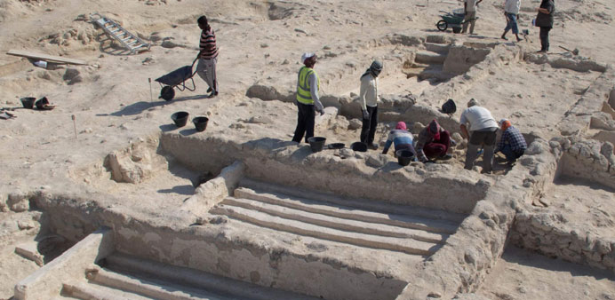 Date presses discovered at Zubarah heritage site - Gulf Times