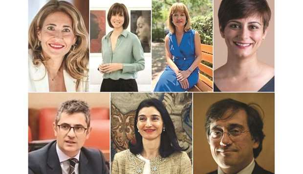 Spanish PM unveils younger cabinet dominated by women - Gulf Times