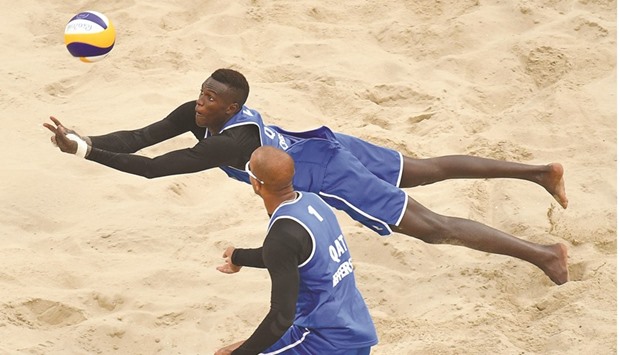 Qatar win beach volleyball match - Gulf Times