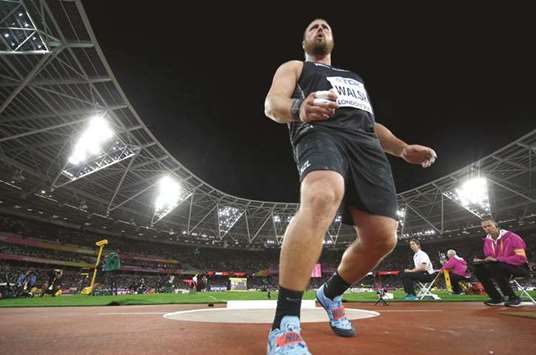 Shotputter Walsh won world title with groin tear - Gulf Times