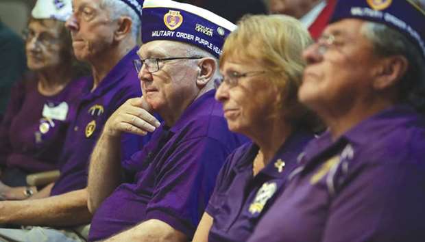 Purple hearts - Gulf Times