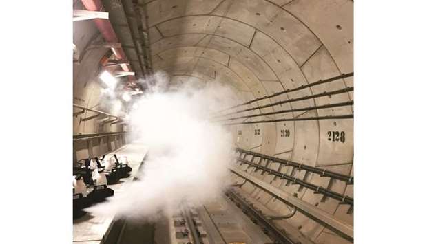 Metro tunnels undergo smoke tests - Gulf Times