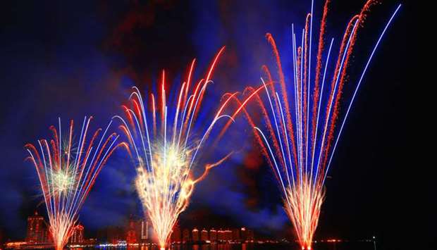 Fireworks add glitter to Eid celebrations - Gulf Times