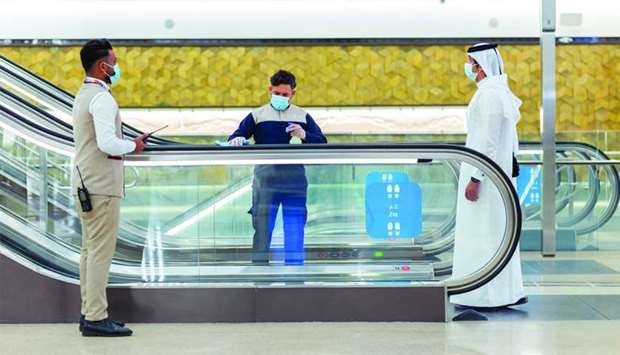 Doha Metro back on track with Covid safety precautions on board - Gulf ...